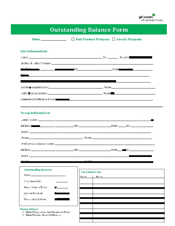 Forms & Documents | Girl Scouts