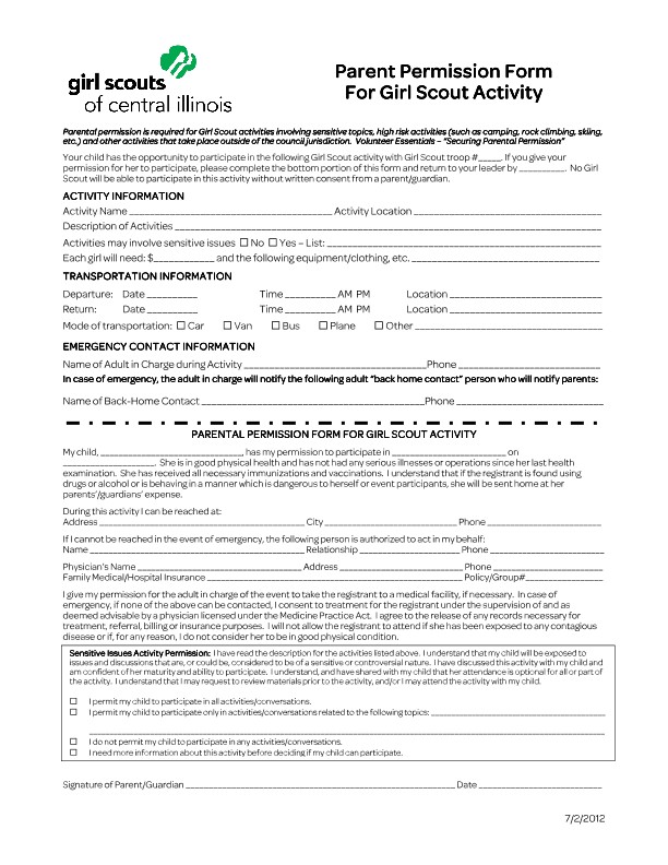 Forms & Documents | Girl Scouts